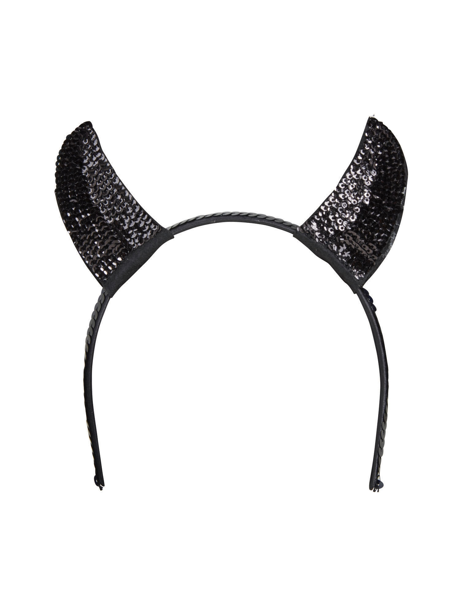 OFFICIAL FORUM LADIES Black Sequin Devil Horns £7.14 - PicClick UK
